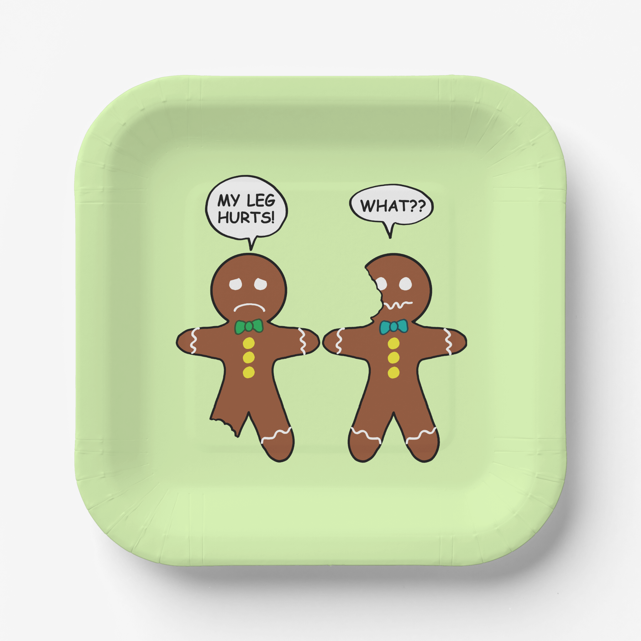 Gingerbread Cookie Christmas T-Shirt and Gifts - Irony Designs Fun Shop ...